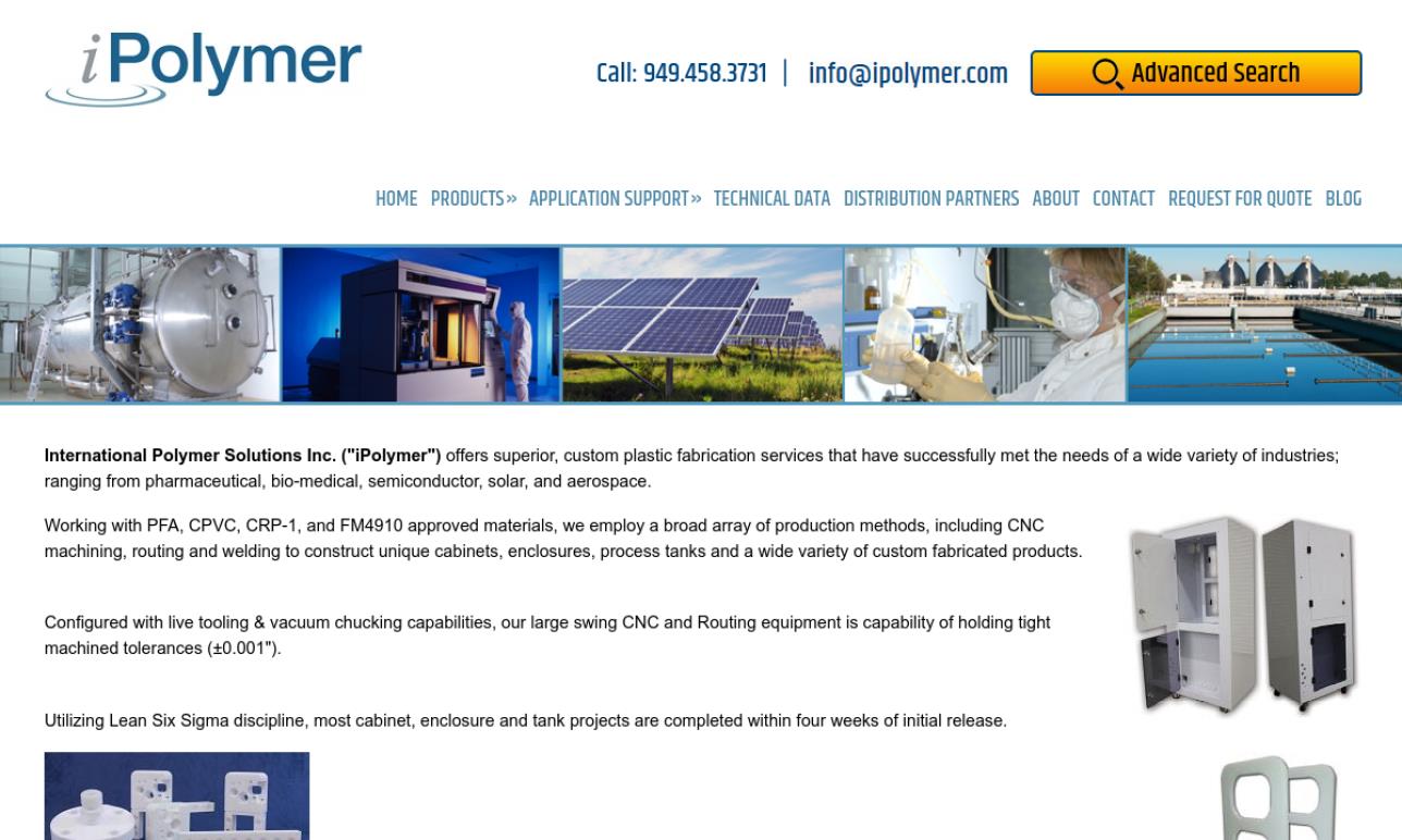 International Polymer Solutions | Plastic Fabricators